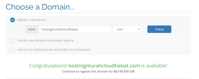 Hosting Murah Bulanan Rp15.000 | Terbaik | SSL Gratis Selamanya - Cloudhebat