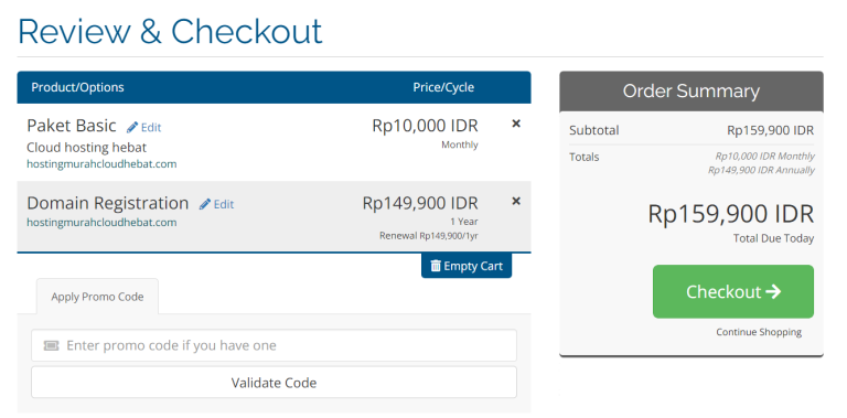 Hosting Murah Bulanan Rp15.000 | Terbaik | SSL Gratis Selamanya - Cloudhebat